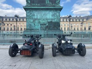 Tour of Paris in a 3-wheel Can-Am Ryker The exclusive experience in Paris